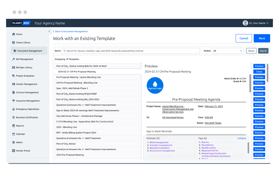 AI-Powered Document Management from PlanetBids